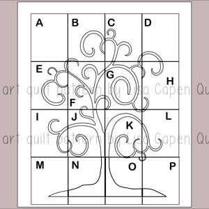 Family Tree Art Quilt Pattern With Included Svg's - Instant Download ...