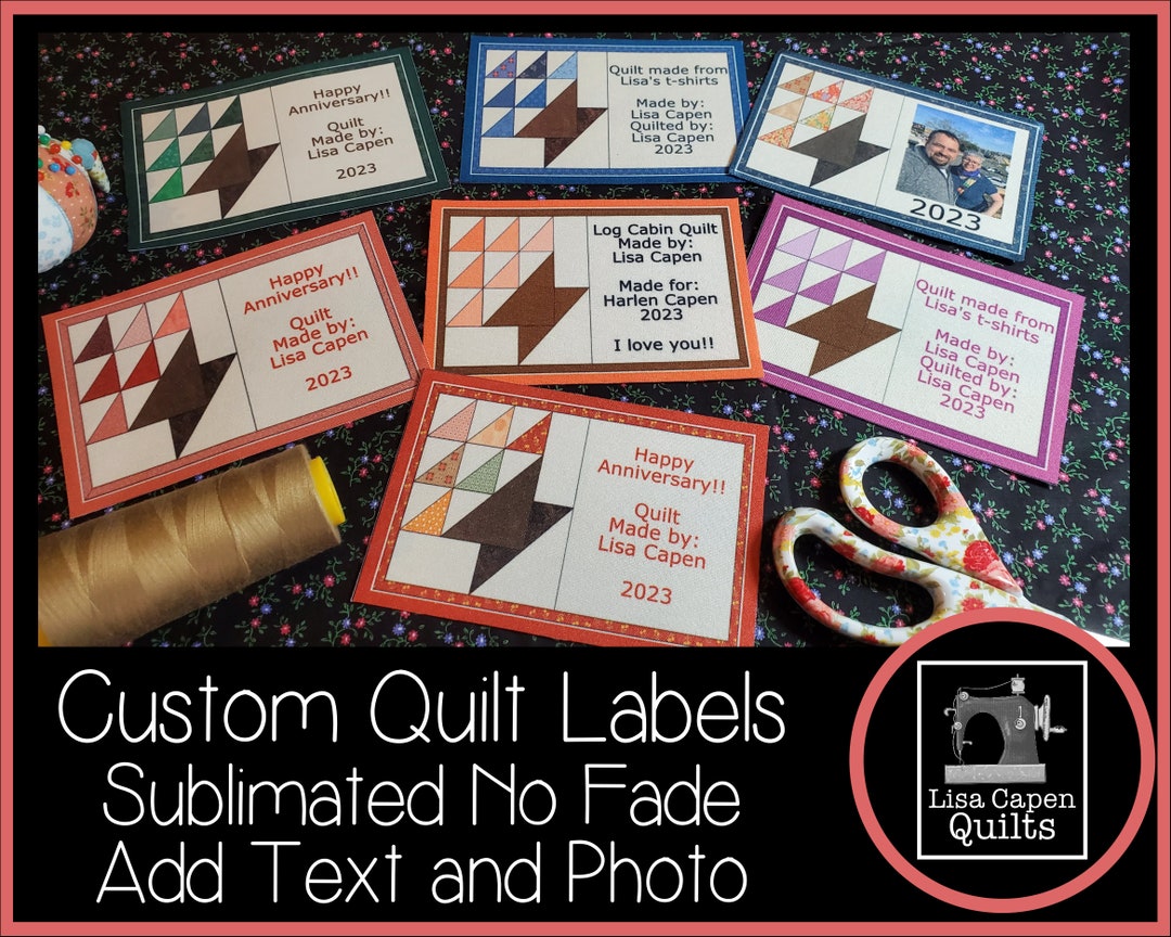 Basket Custom Quilt Label - Handmade Sublimated Label - 6" X 4 ...