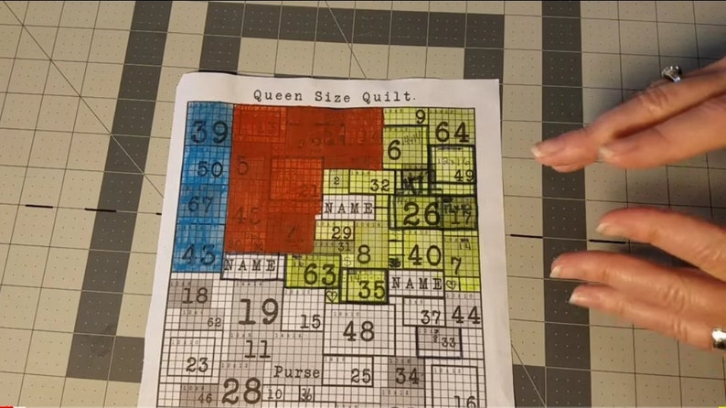 Quilters Graph Paper 3 Grid Set Plan Your Quilt Today - Etsy