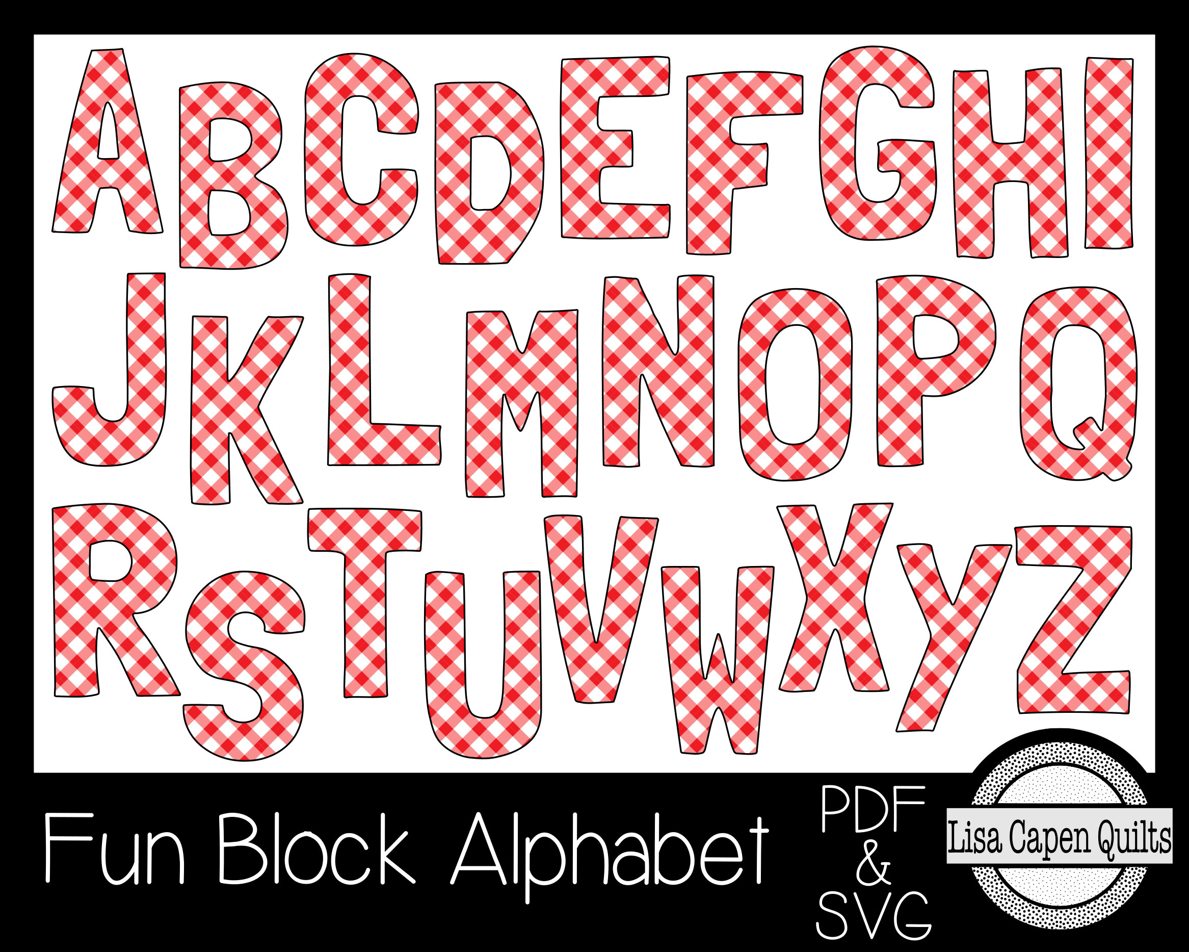 Fun Alphabet Letters Great for Applique Card Making & More. - Etsy