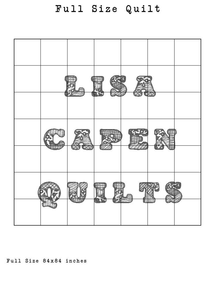 Quilters Graph Paper - Instant Printable Download - 15 Inch Grid and 5 ...