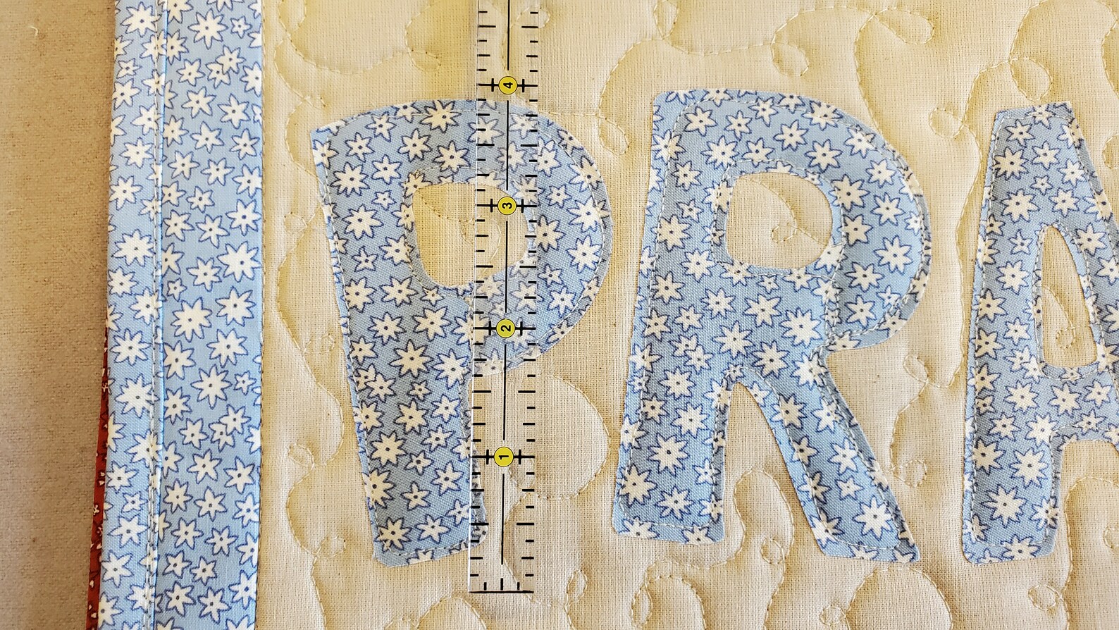 Easy PRAY Applique Mugrug Pattern Instant PDF Pattern | Etsy