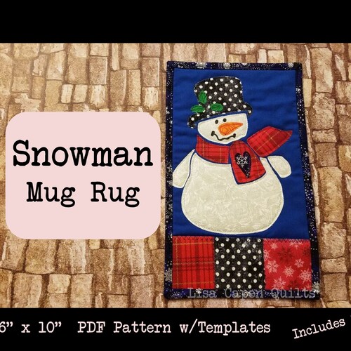 SPOOKY Halloween Mug Rug Pattern by Lisa Capen Quilts - Etsy