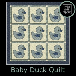 Baby Duck Quilt by Lisa Capen Quilts - PDF and SVG Cutting File - Etsy