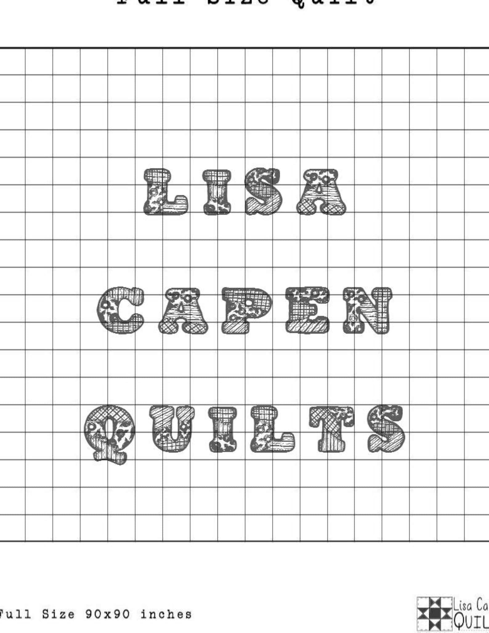 Quilters Graph Paper Instant Printable Download 5 Inch - Etsy