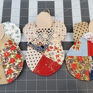 Quilted Angel Christmas Ornament Pattern - Instant PDF Pattern With ...