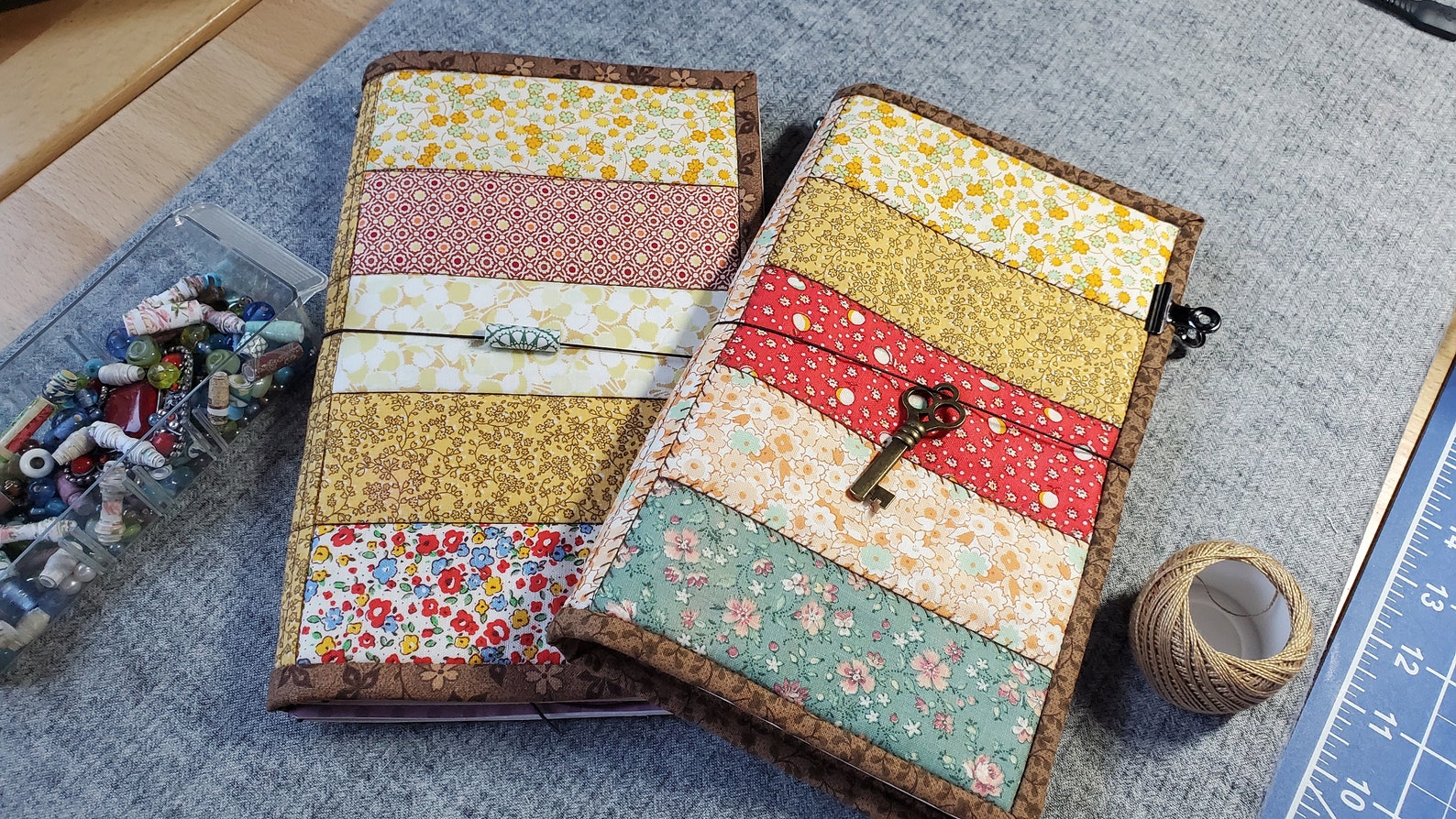 SIMPLE Paper Pieced Quilted Journal Cover - Instant PDF Pattern & Video ...