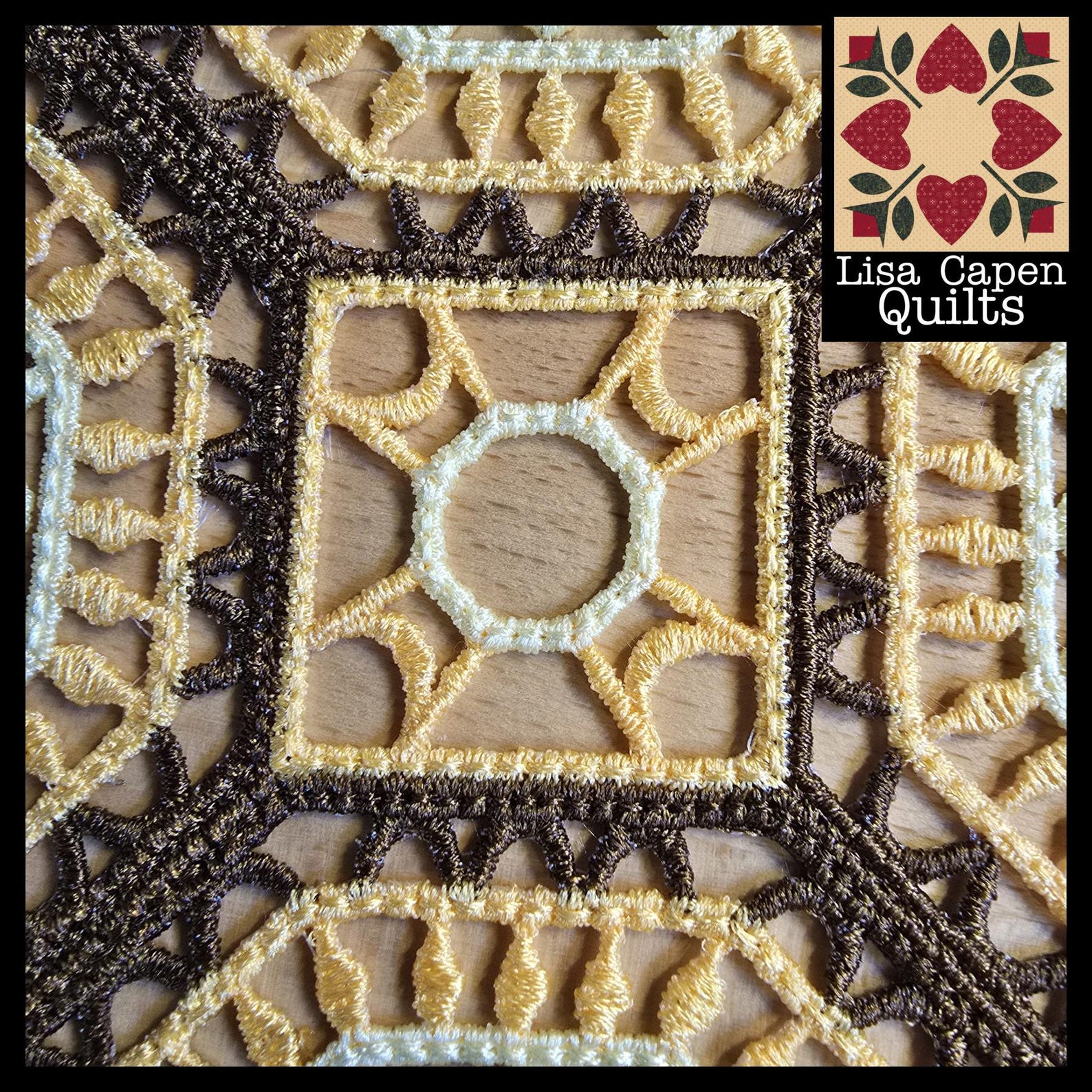 Octogon Granny Square Machine Embroidery - Free Standing Lace Design by ...