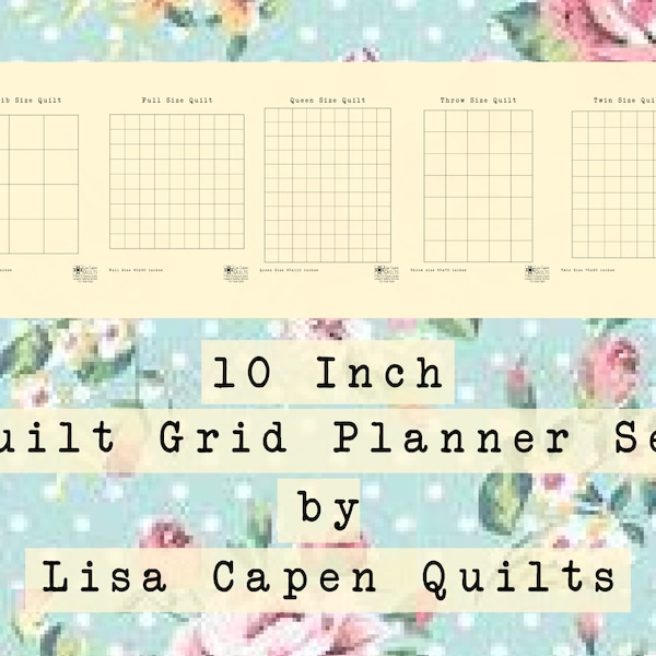Free Chart Quilt Sizes - Etsy