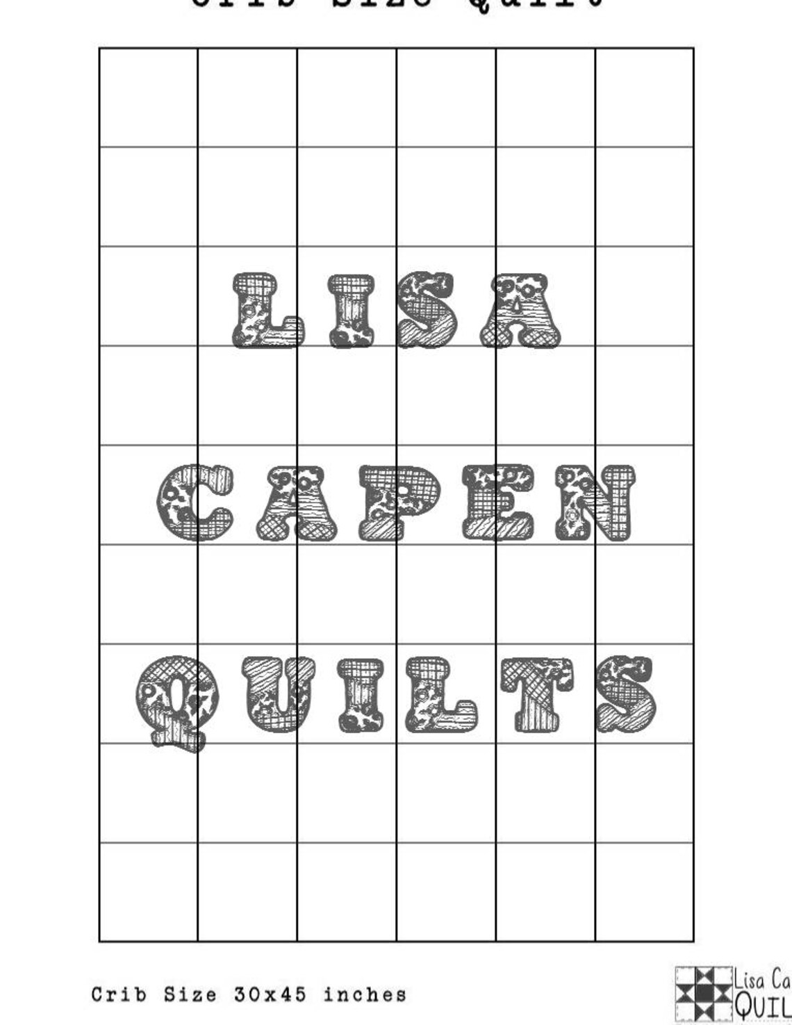 Quilters Graph Paper Instant Printable Download 5 Inch - Etsy
