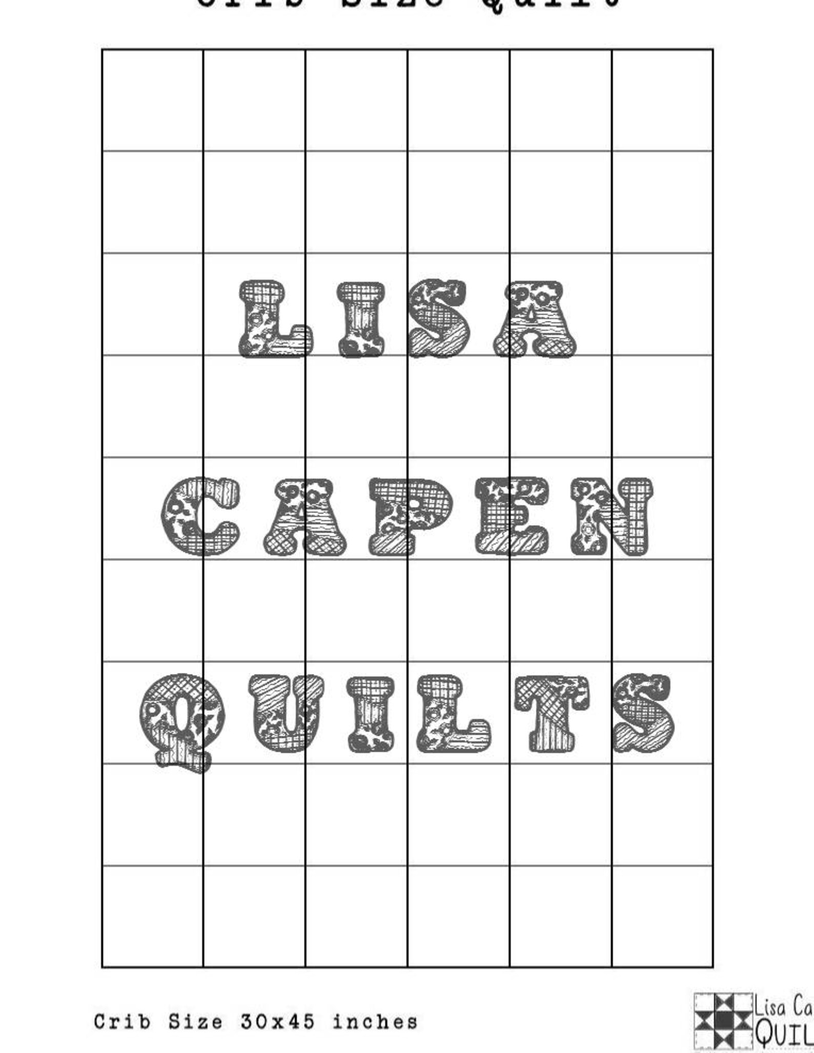 Quilters Graph Paper Instant Printable Download 5 Inch - Etsy
