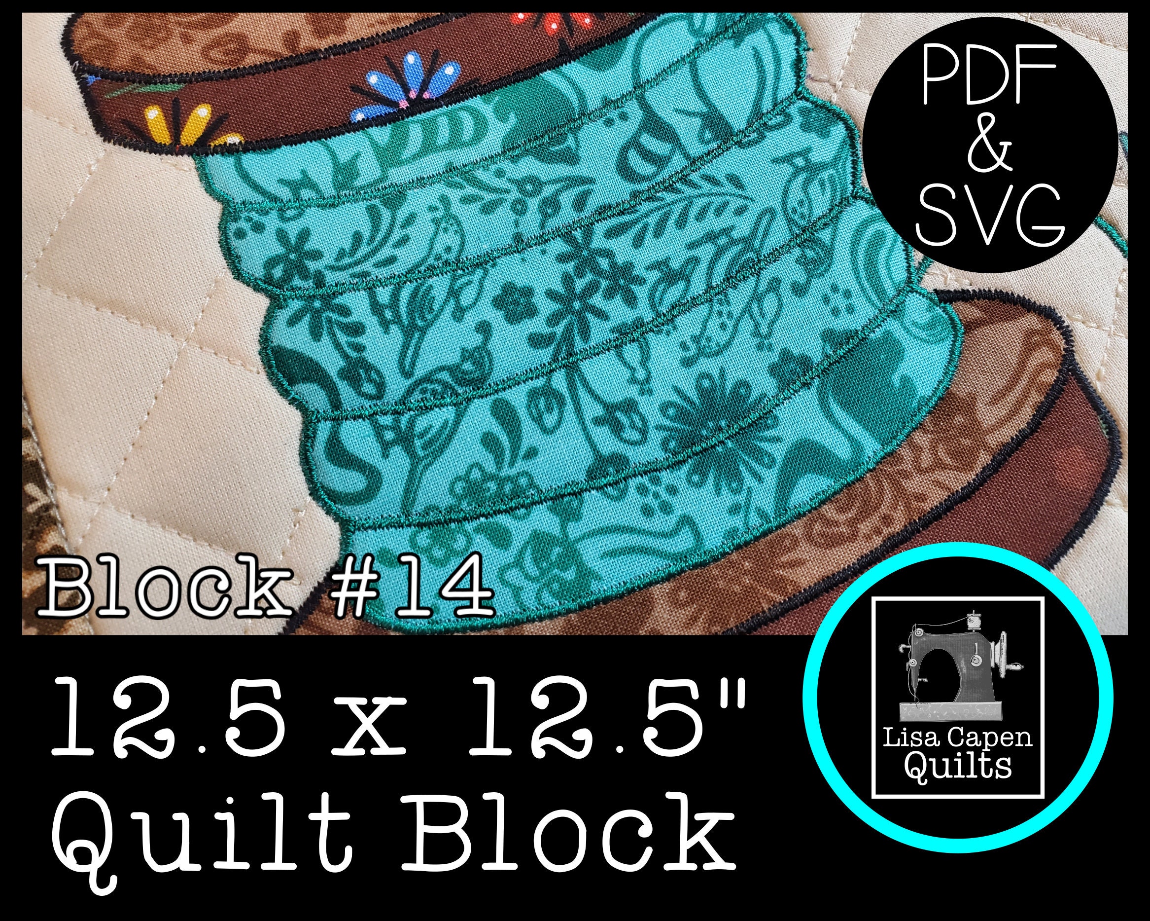 All the Things Block 14 the Larger Quilt Block Version of - Etsy