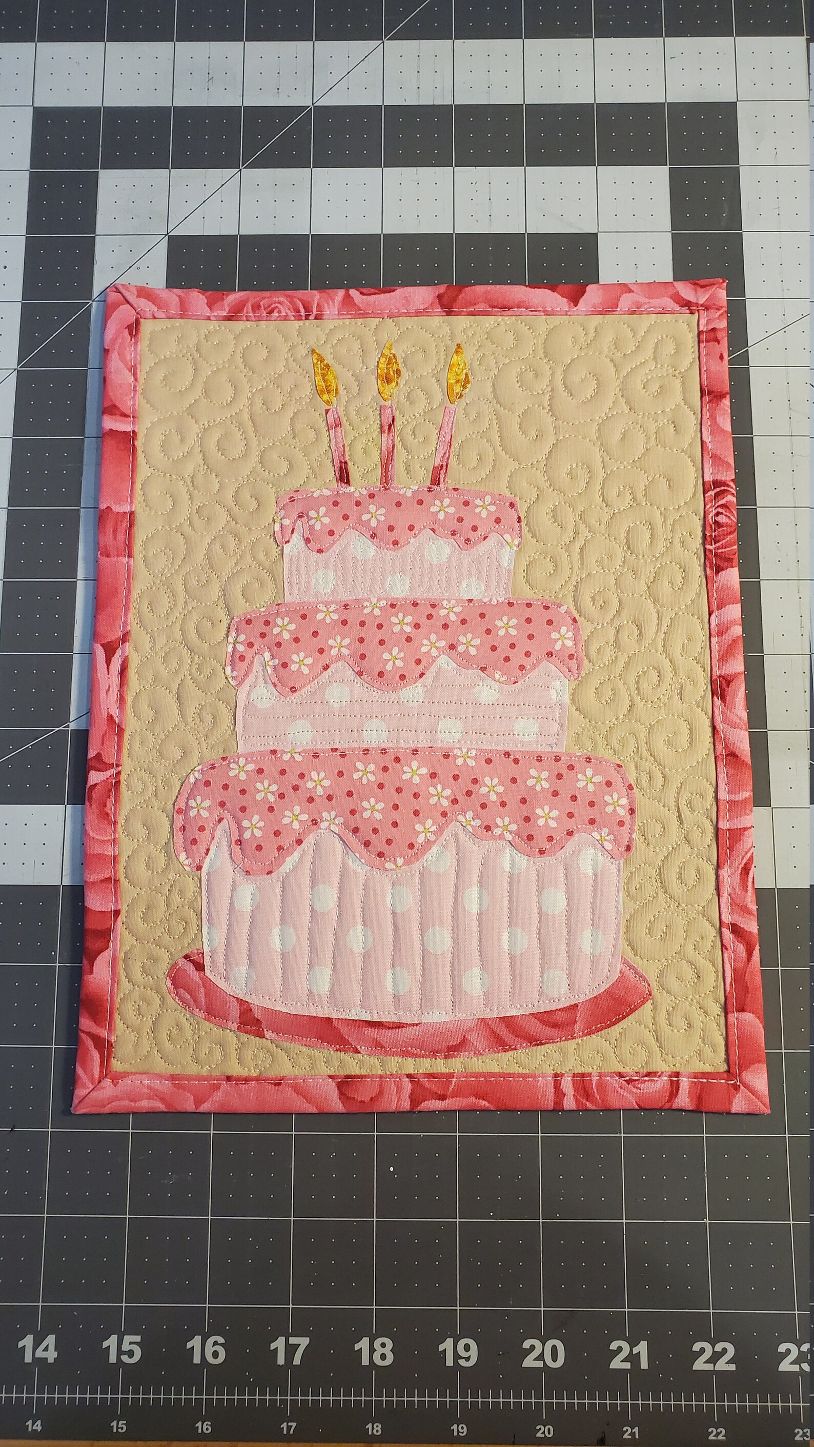 Birthday Mugrug Pattern 8.5 X 11 Instant PDF Pattern | Etsy