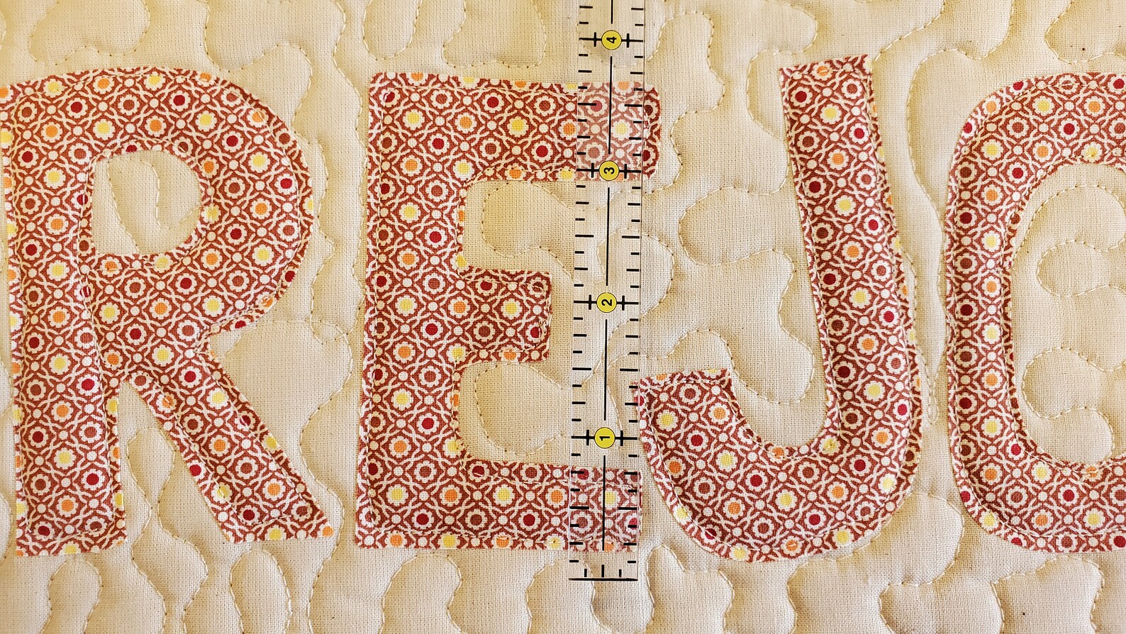 Easy REJOICE Applique Mugrug Pattern Instant PDF Pattern | Etsy