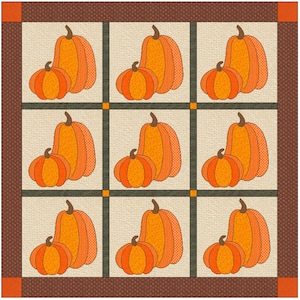Pumpkin Applique PDF and SVG Cutting File by Lisa Capen Quilts ...