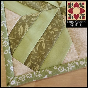 Shamrock Mugrug - 12" X 6" - a Paper Piecing Mugrug Project by Lisa ...