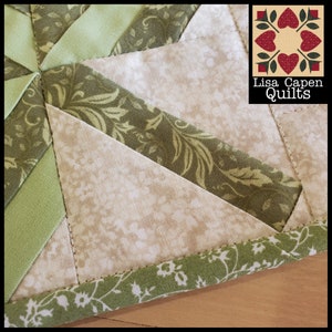 Shamrock Mugrug - 12" X 6" - a Paper Piecing Mugrug Project by Lisa ...