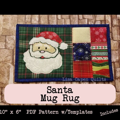 SPOOKY Halloween Mug Rug Pattern by Lisa Capen Quilts - Etsy