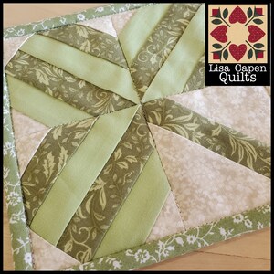 Shamrock Mugrug - 12" X 6" - a Paper Piecing Mugrug Project by Lisa ...