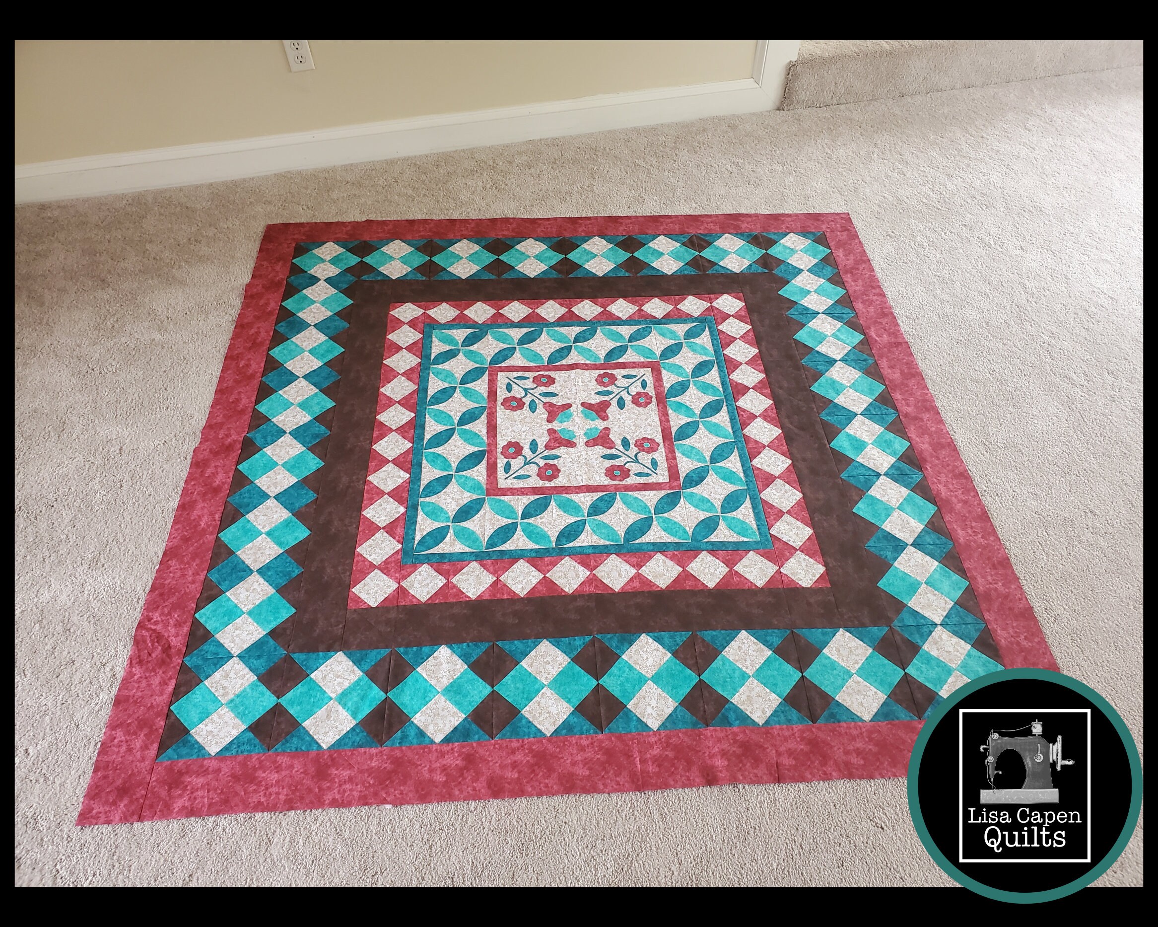 Mystery Medallion Quilt W/video Tutorials by Lisa Capen Quilts - Etsy ...