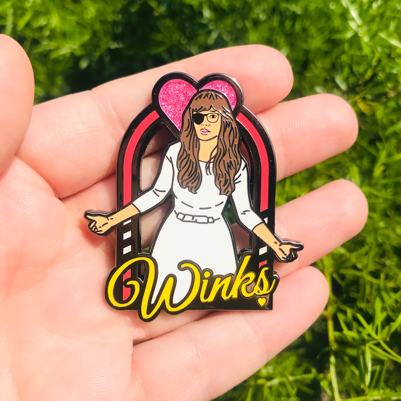 Jessica Day The Pirate Bride: Winks New Girl Inspired Enamel | Etsy
