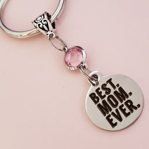 Best Mom Ever Keychain, Mother Gift - Etsy