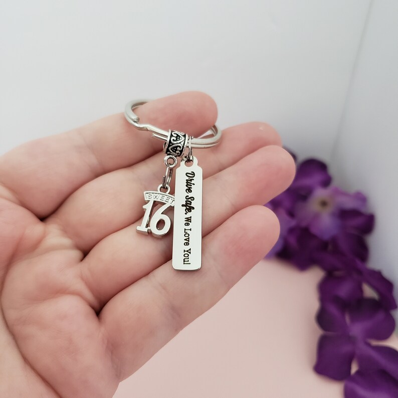 Sweet 16 Keychain Sweet 16 Gift - Etsy