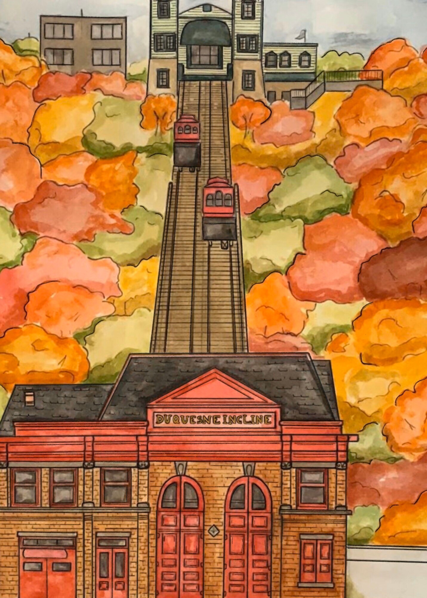 Duquesne Incline Print - Etsy