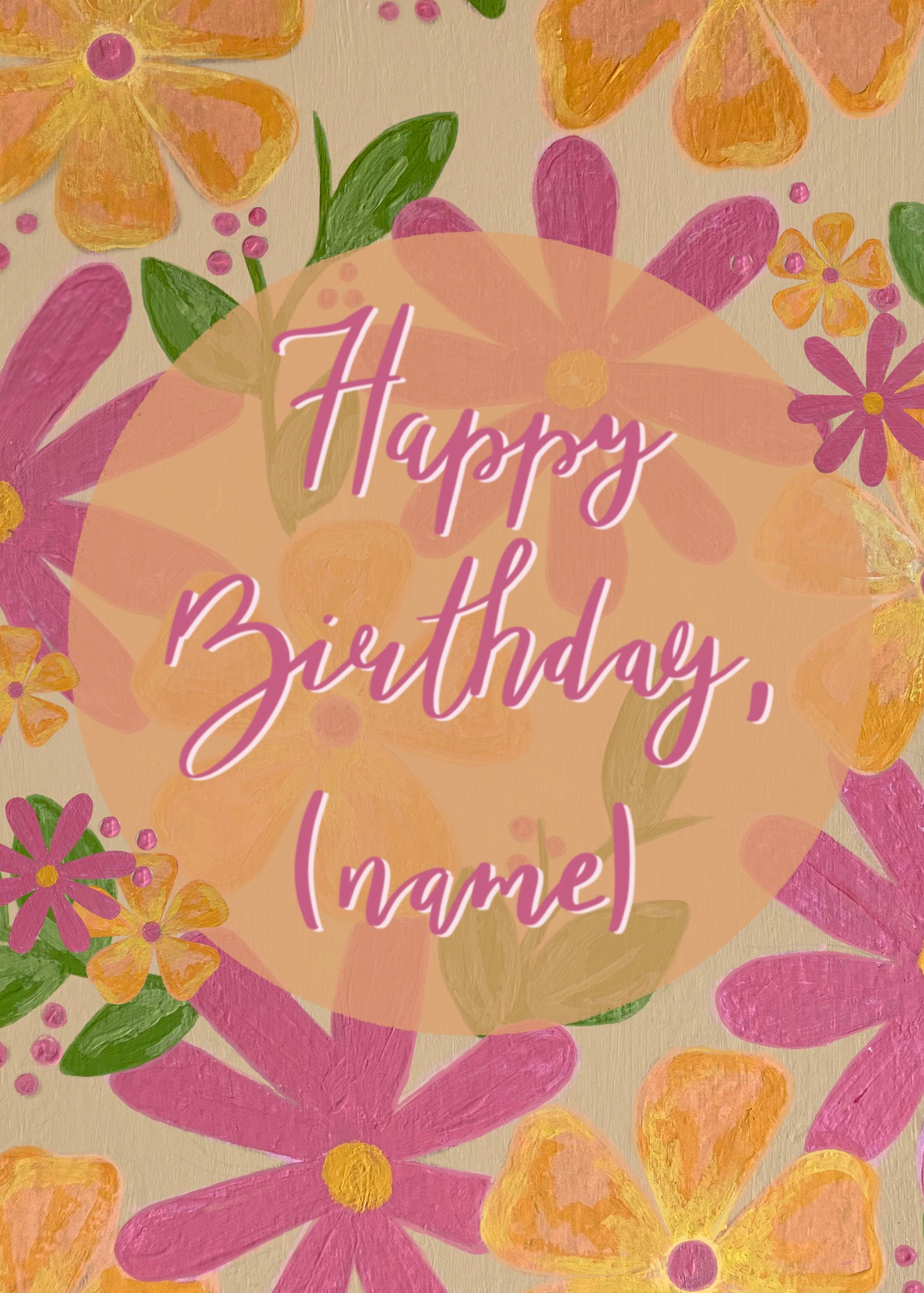 Personalized Birthday Card For Her Etsy Personalized Birthday Card For Her Etsy