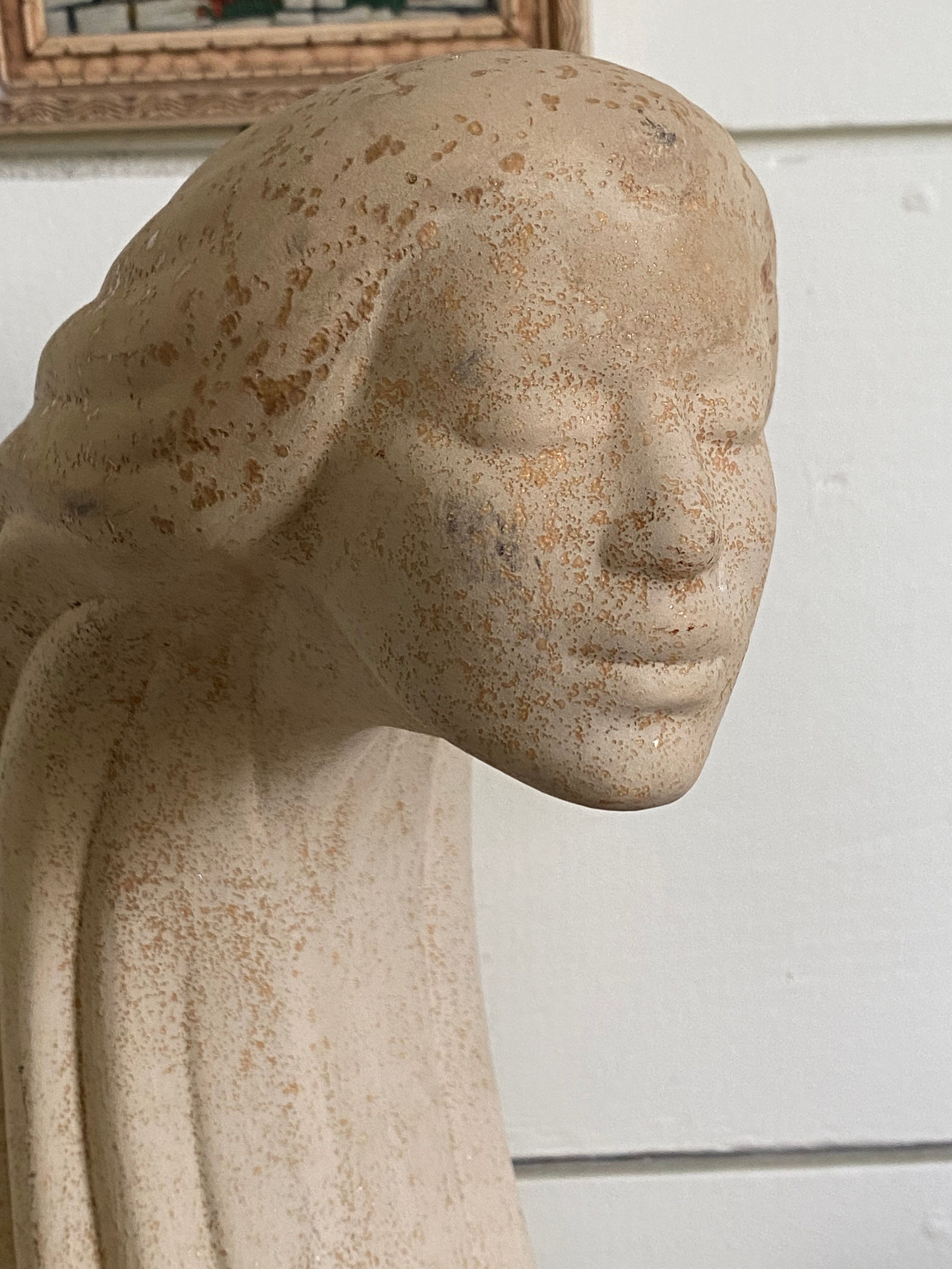 Vintage Ceramic Native American Wind Spirit Sculpture Indian Woman - Etsy