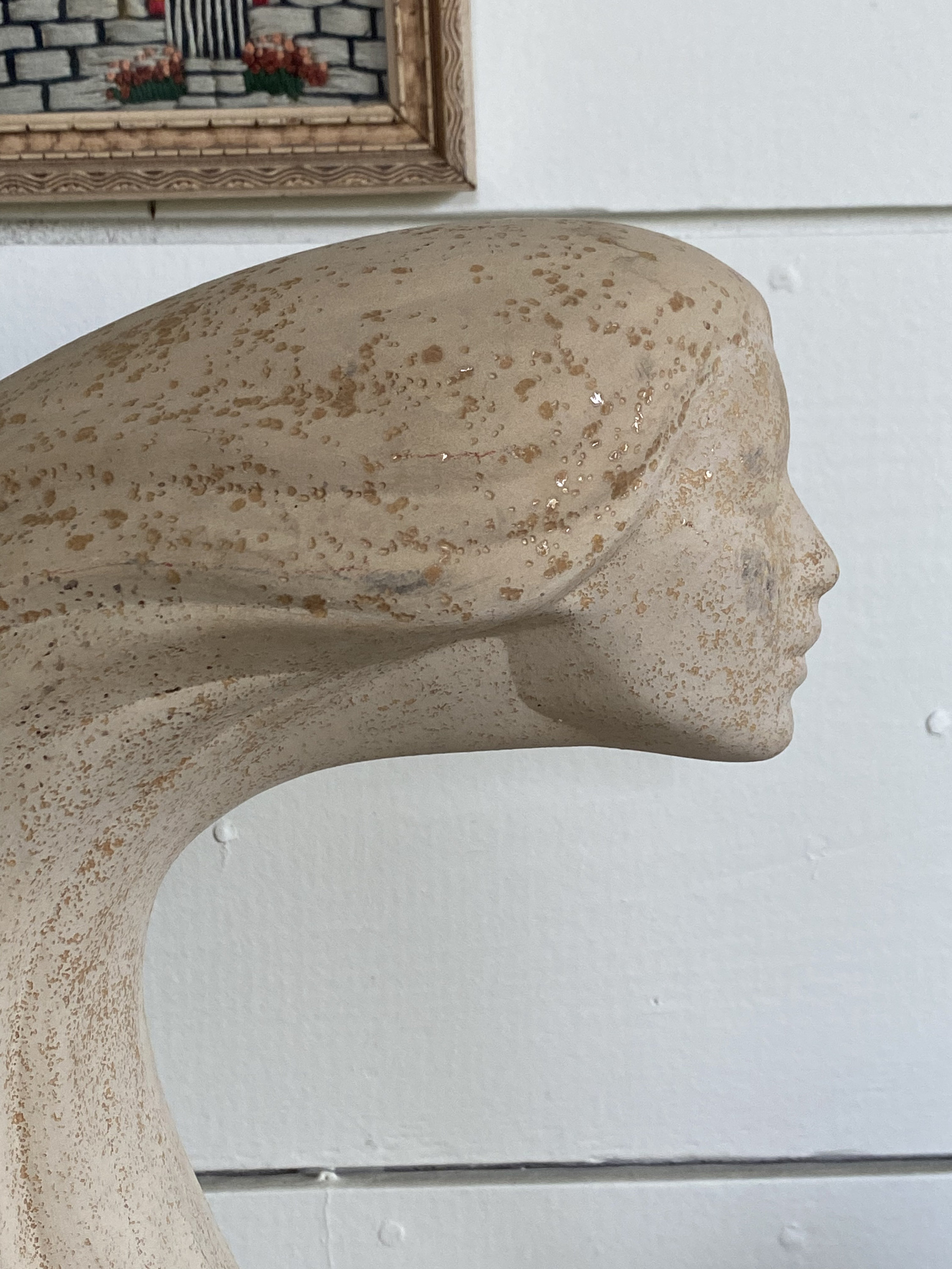 Vintage Ceramic Native American Wind Spirit Sculpture Indian Woman - Etsy