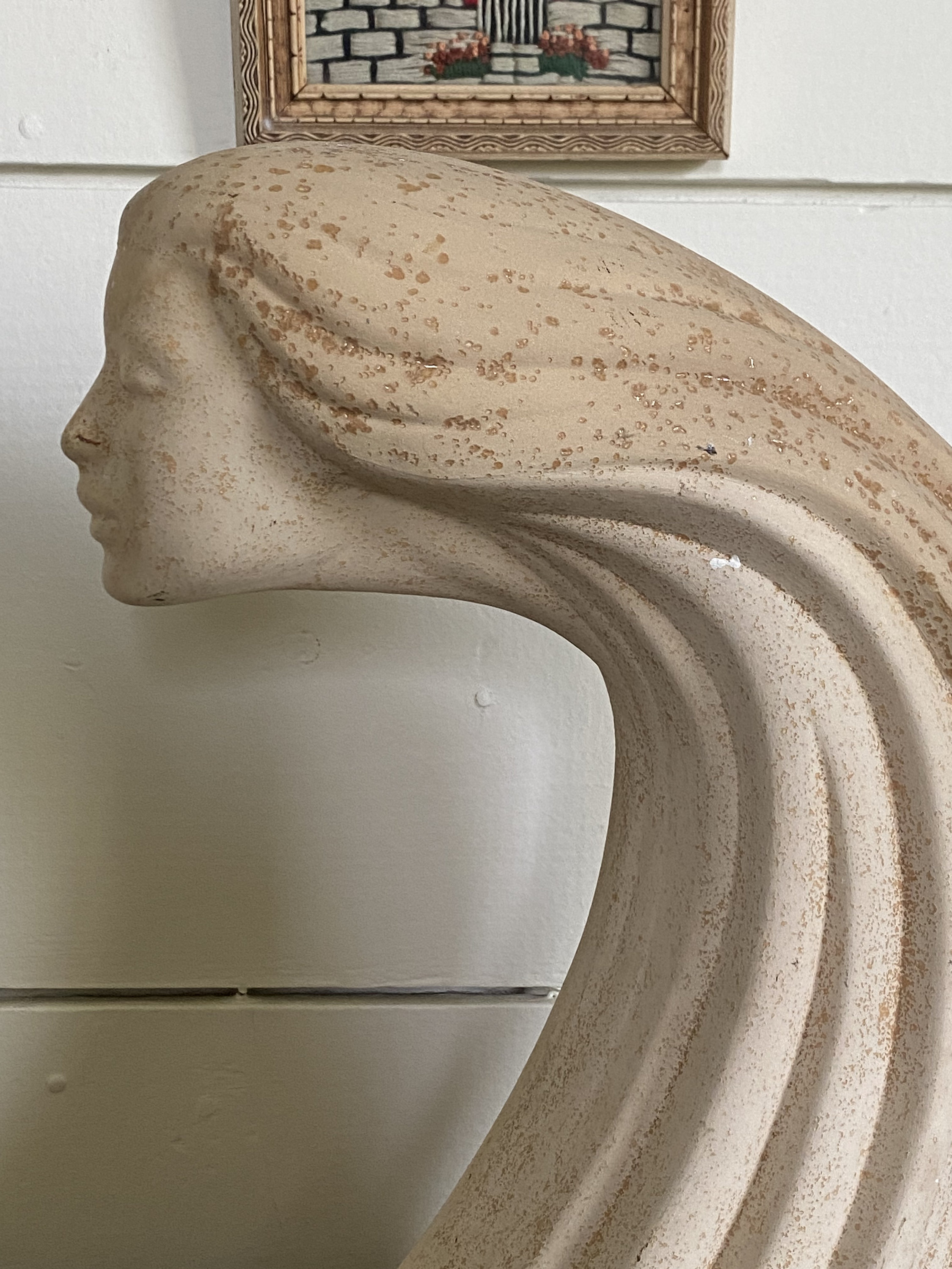 Vintage Ceramic Native American Wind Spirit Sculpture Indian Woman - Etsy