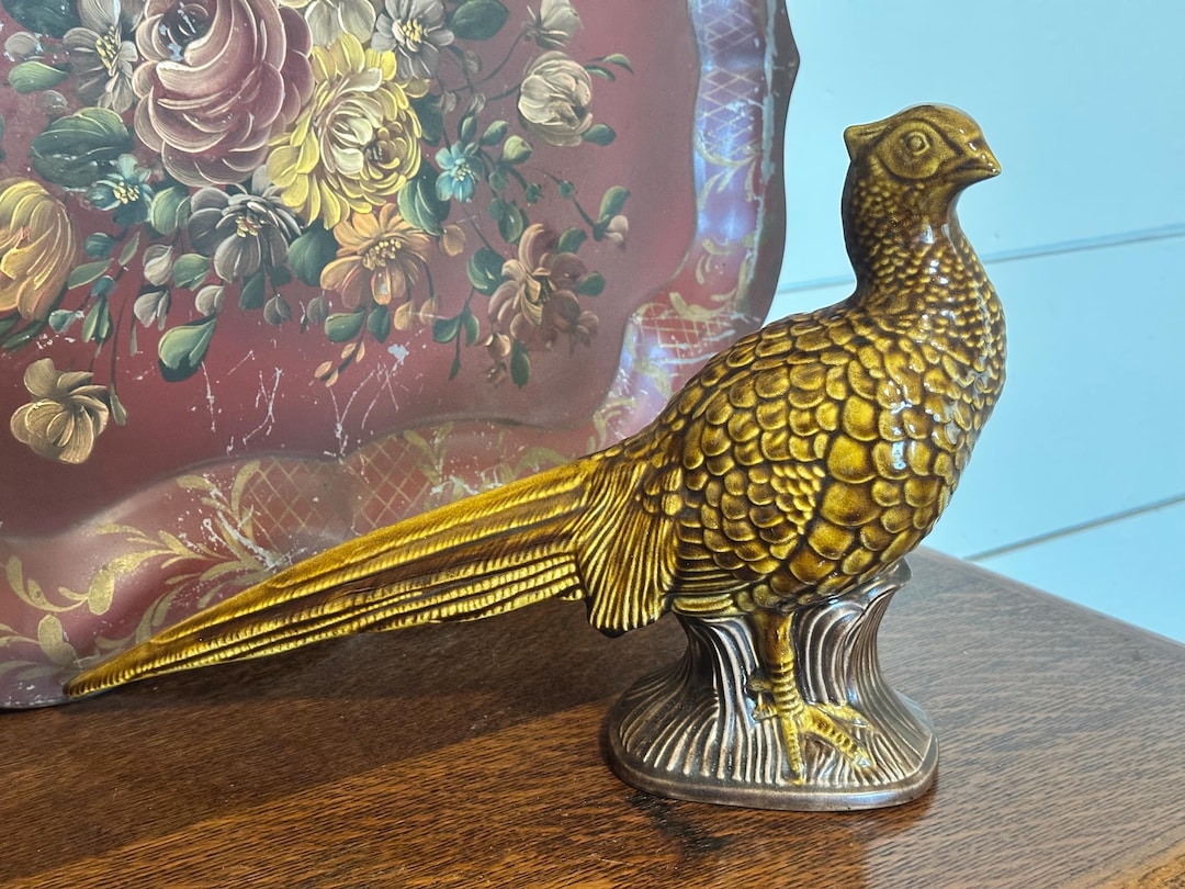 Vintage Arnel’s Ceramic Pheasant Statue Hobbyist Figurine Large - Etsy