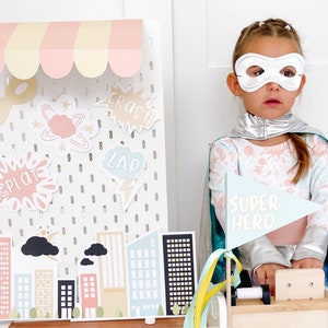 Super Hero Dramatic Play & Printable Worksheets - Etsy