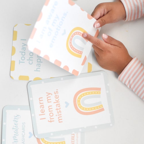 Toddler Mindfulness Flash Cards Mindfulness Activities for - Etsy