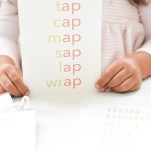 Rhyming Words Flash Cards, Rhymesflash Cards, Toddler Education, First ...