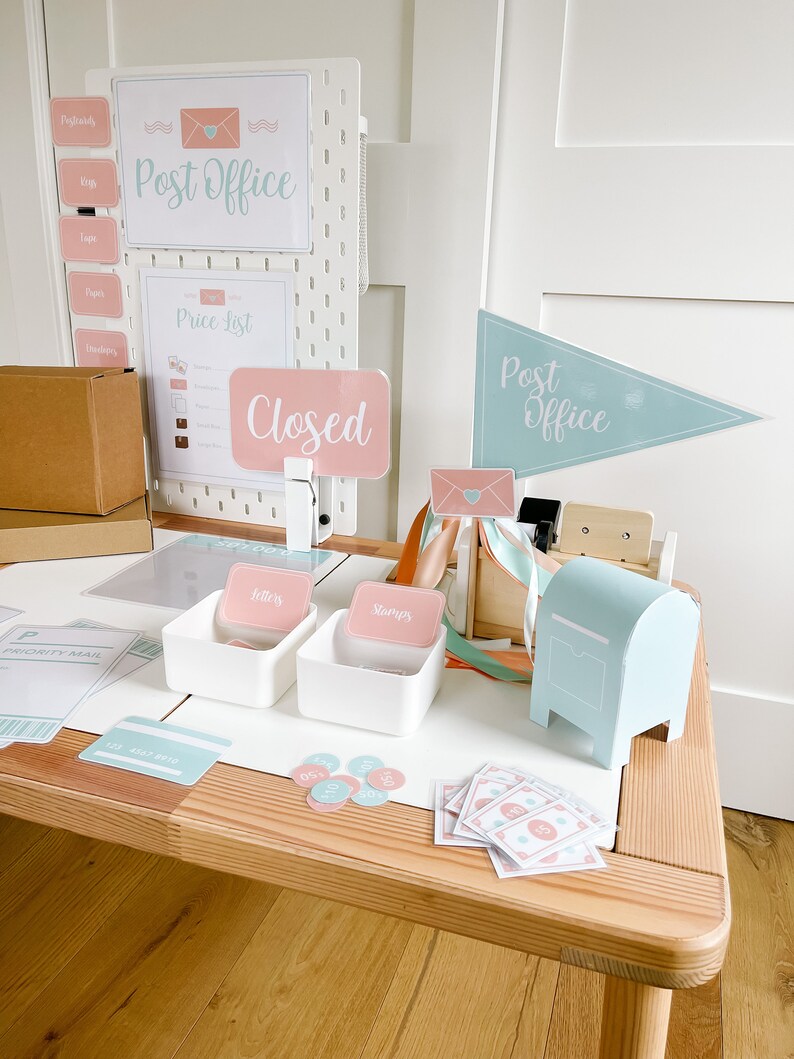 Post Office Dramatic Play Printable Dramatic Play Set - Etsy