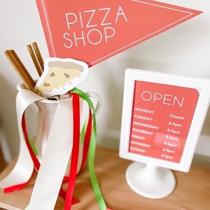 Pizza Shop Dramatic Play & Printable Worksheets - Etsy