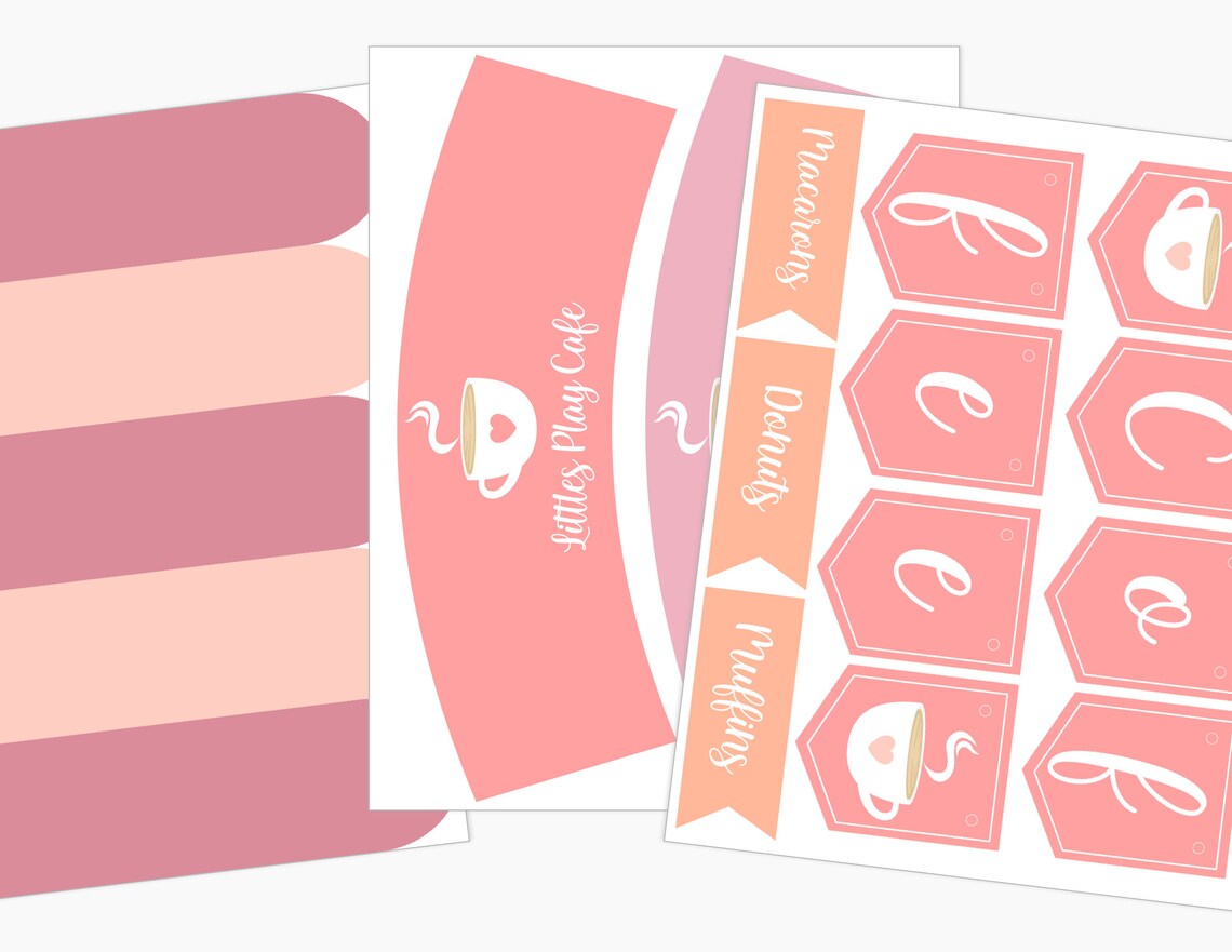 Coffee Shop Dramatic Play Printable Dramatic Play Set - Etsy