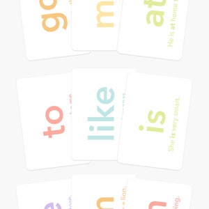 30 Sight Words Flash Cards, Sight Words Flash Cards, Phonetics, Phonics ...
