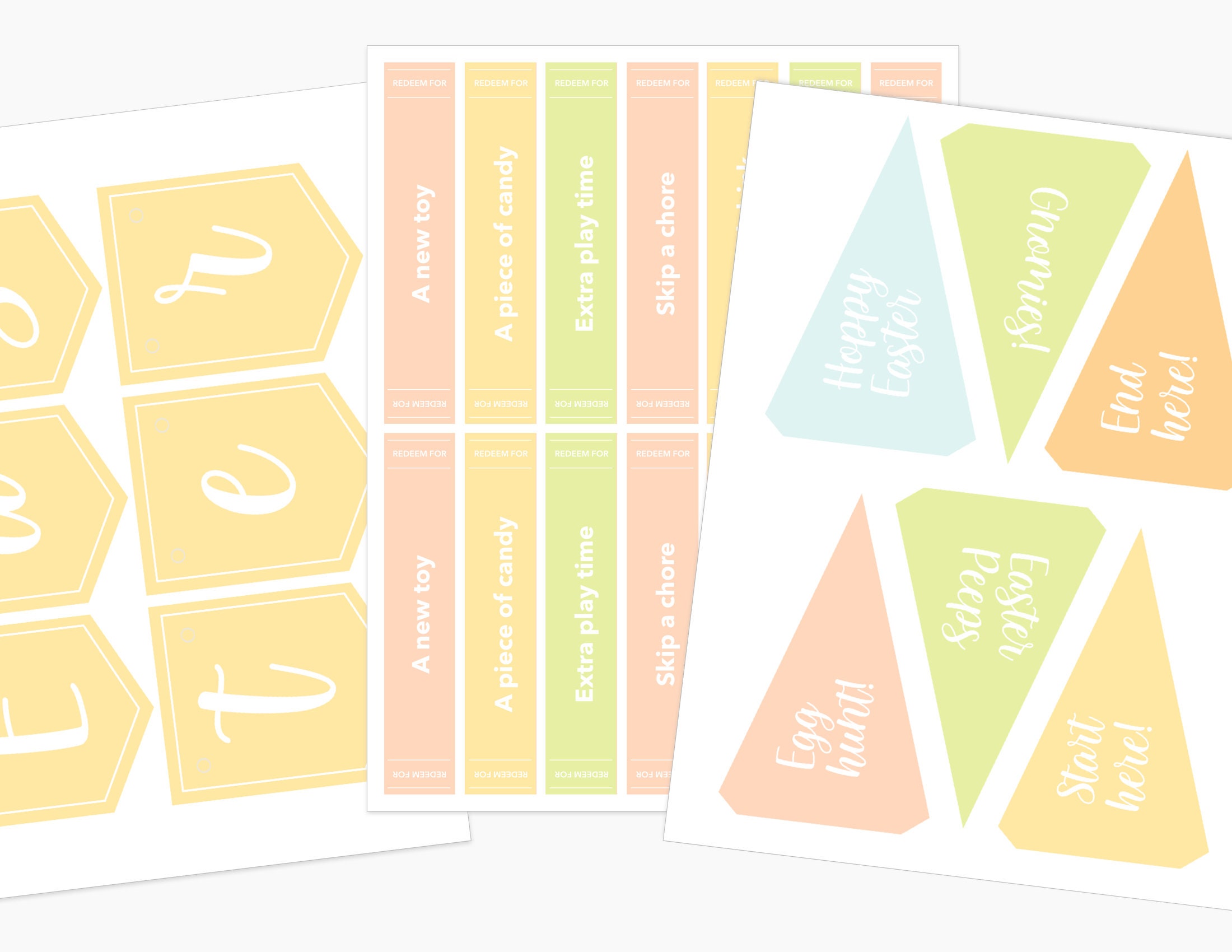 Easter Printable Dramatic Play Set and Playroom Decor Bundle - Etsy