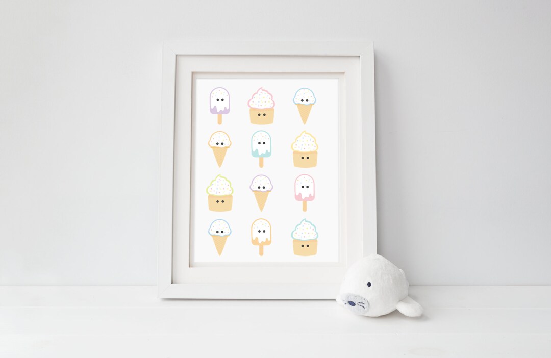 Dessert Decor, Ice Cream Party, Cupcake Art, Girl Bedroom Theme ...