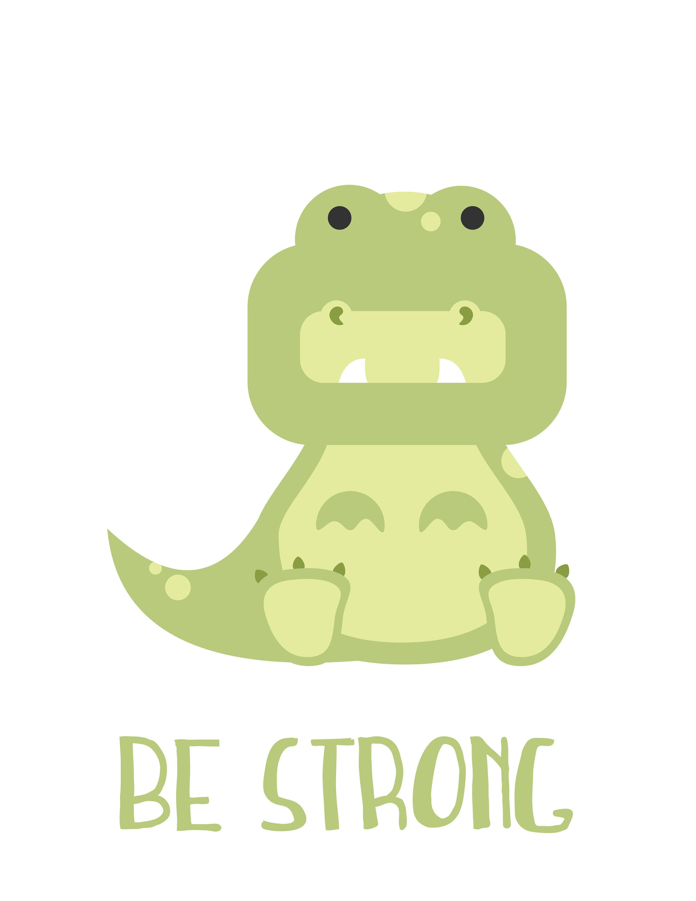 Dinosaur Be Brave Be Smart Be Strong Nursery Art Set of 3 - Etsy