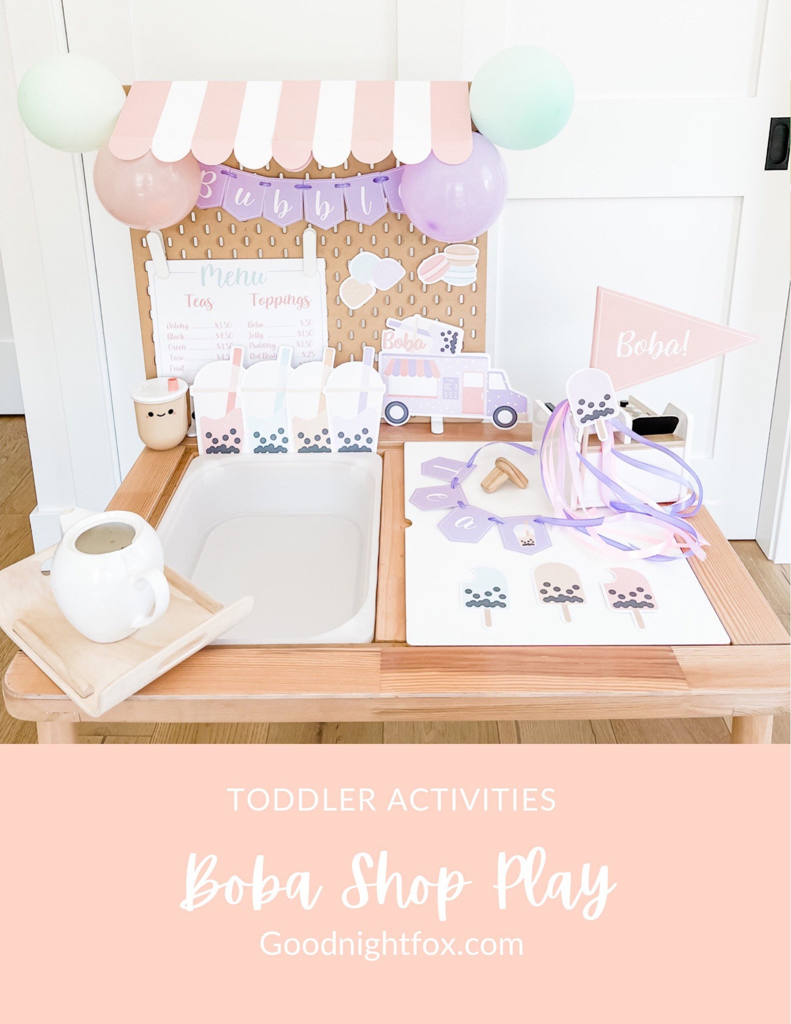Boba Shop Printable Dramatic Play Set Boba Truck Dim Sum - Etsy
