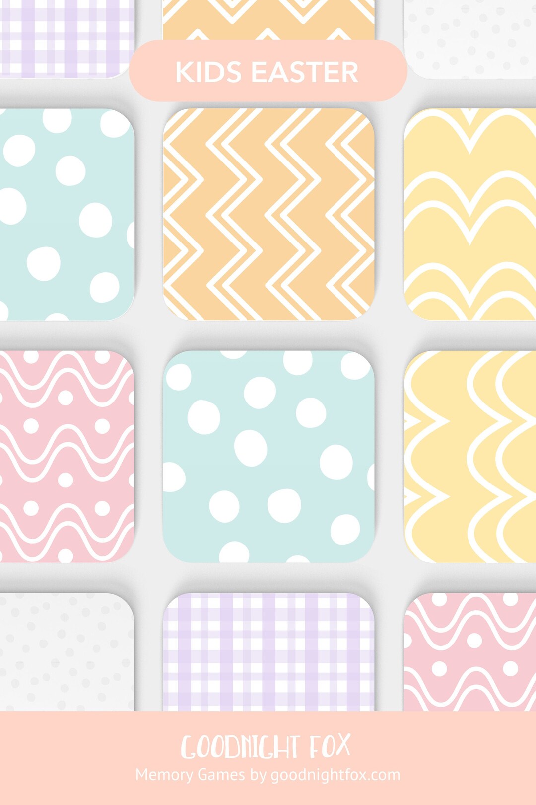 Easter Patterns Memory Game, Baby’s First Easter, Pre-school Toys ...