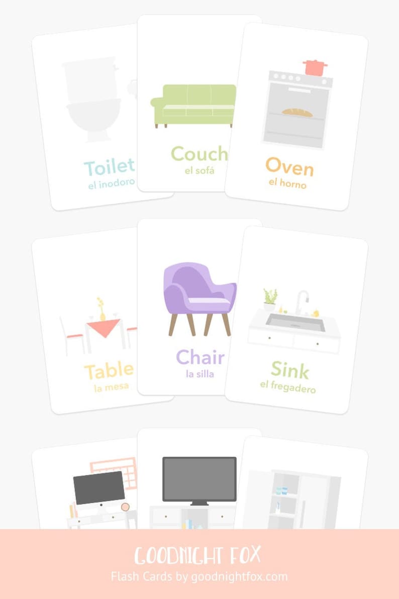Household Flashcards at Thomas Castro blog