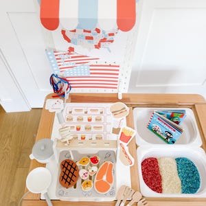 4th of July Dramatic Play & Printable Worksheets - Etsy