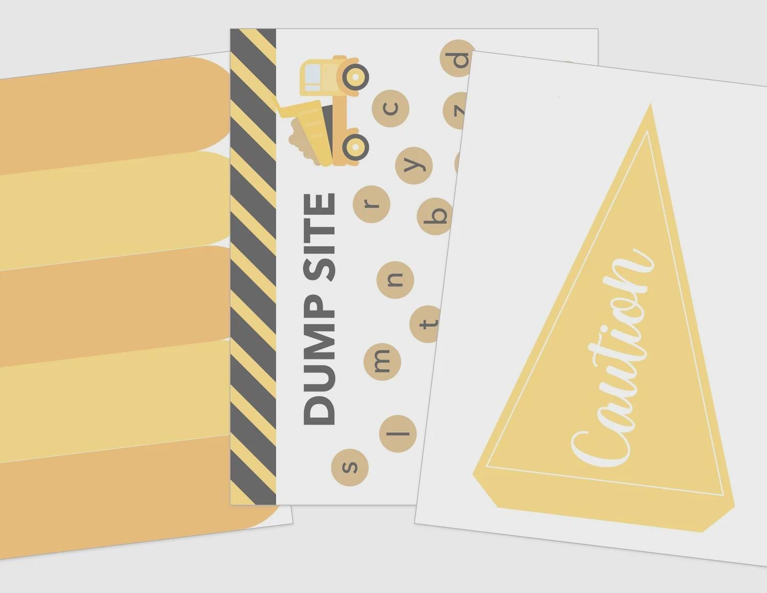 Construction Zone Pretend Play Printable | Construction Dramatic Play ...