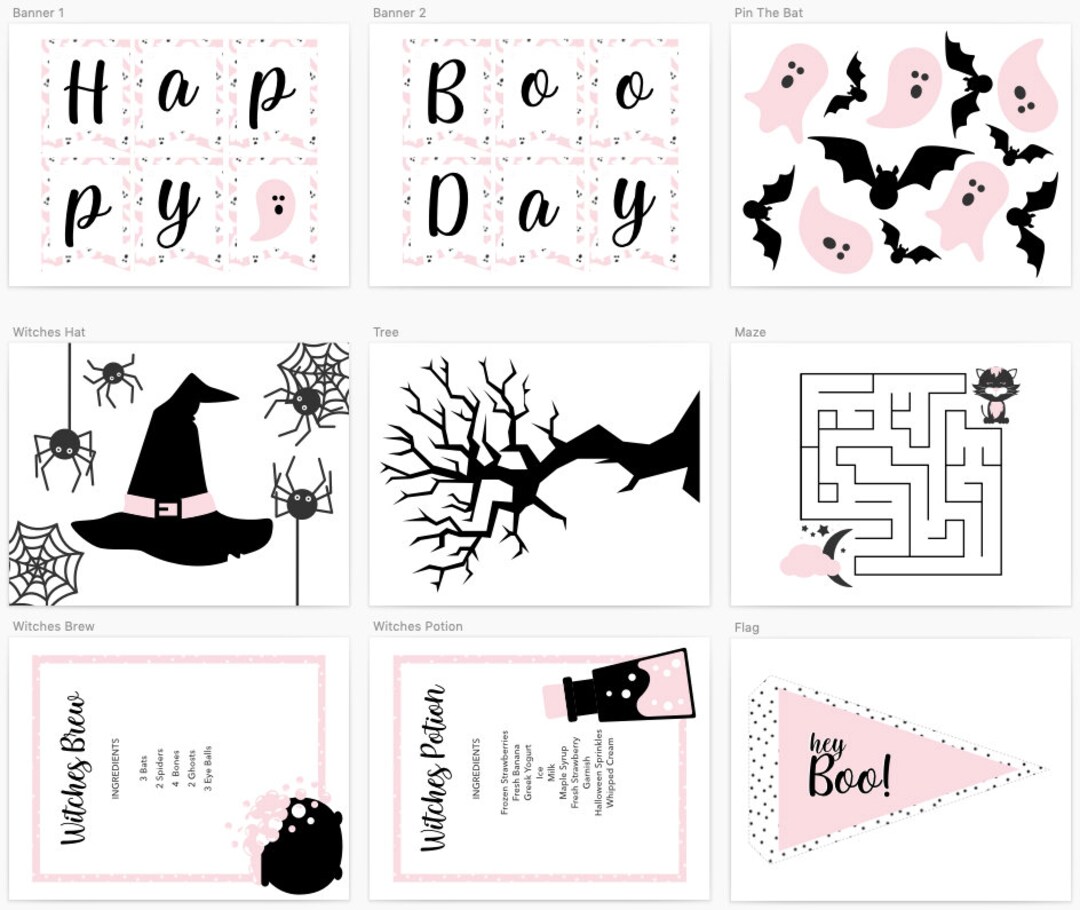 Halloween Dramatic Play, Flisat Table Play Set, Printable Activities ...