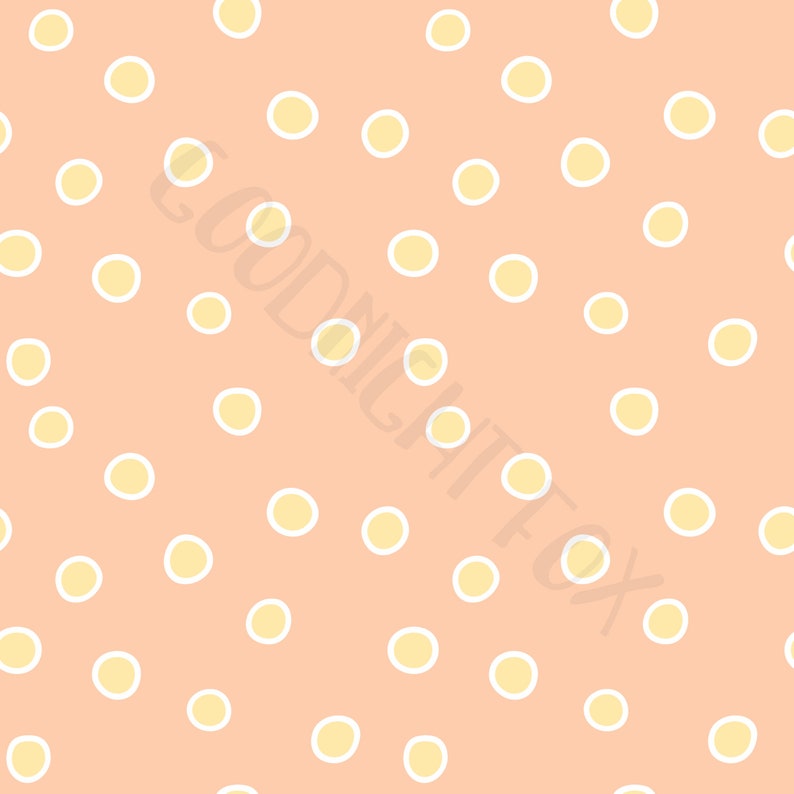 Peach Fabric Seamless Digital Pattern Design, Fabric Design File, Sweet ...